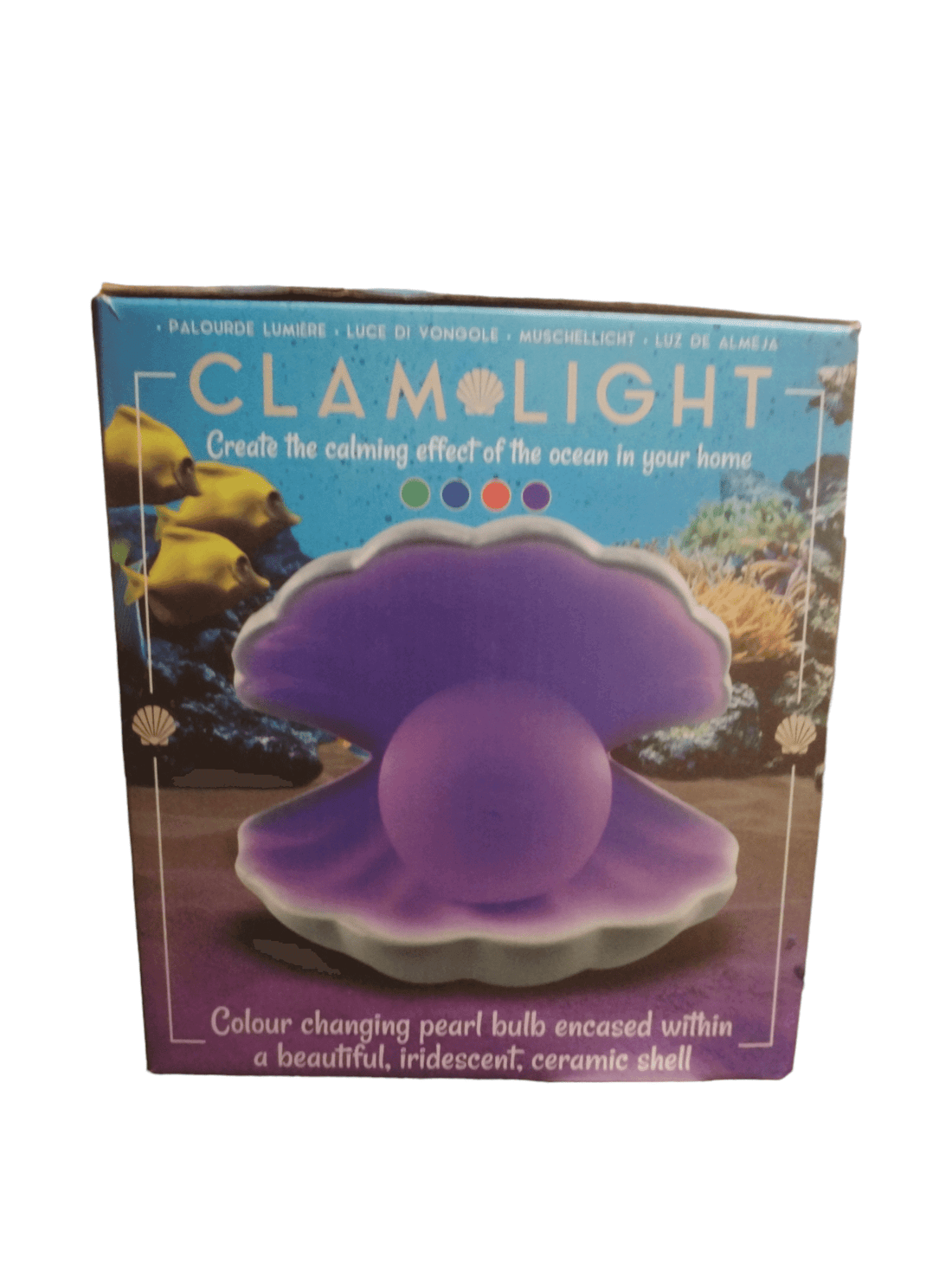 *Reduced Colour Changing Clam Light – The Imagination Shop