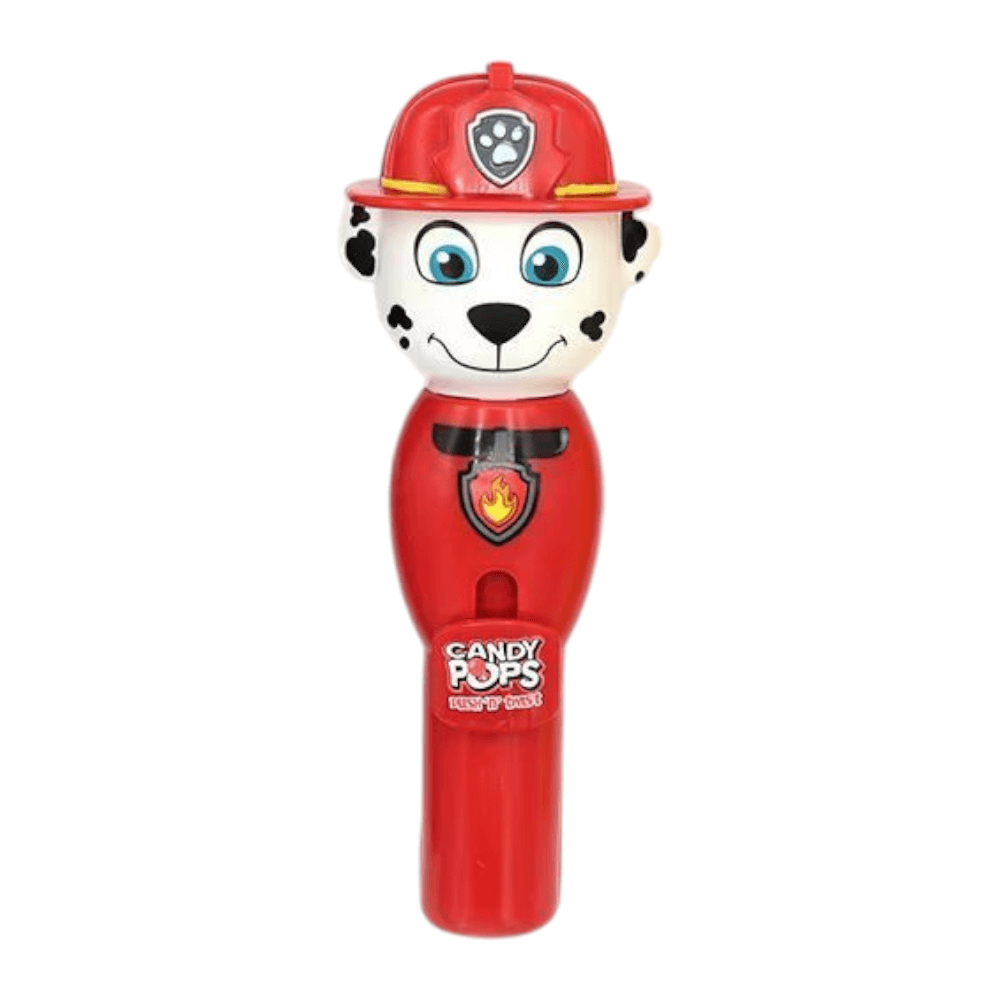 Paw Patrol - Push 'n' Twist Candy Pops - Strawberry Flavour Lollipops ...